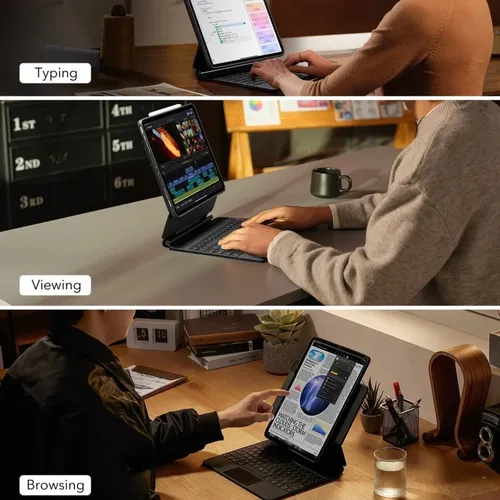 ESR REBOUND Magnetic Keyboard Case 360 for iPad Pro 11 Inch 2024 Price ...